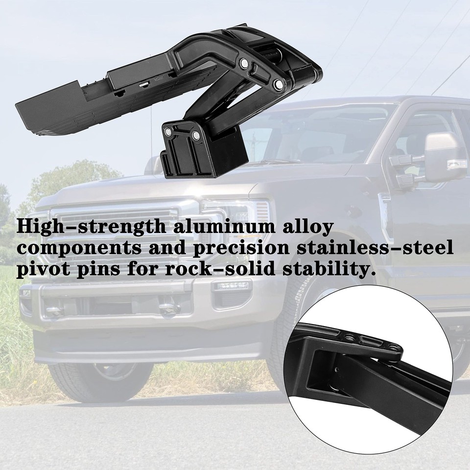 Rear Bumper Step Retractable Truck Bed Step For 2018 Ford F250 F350 ...