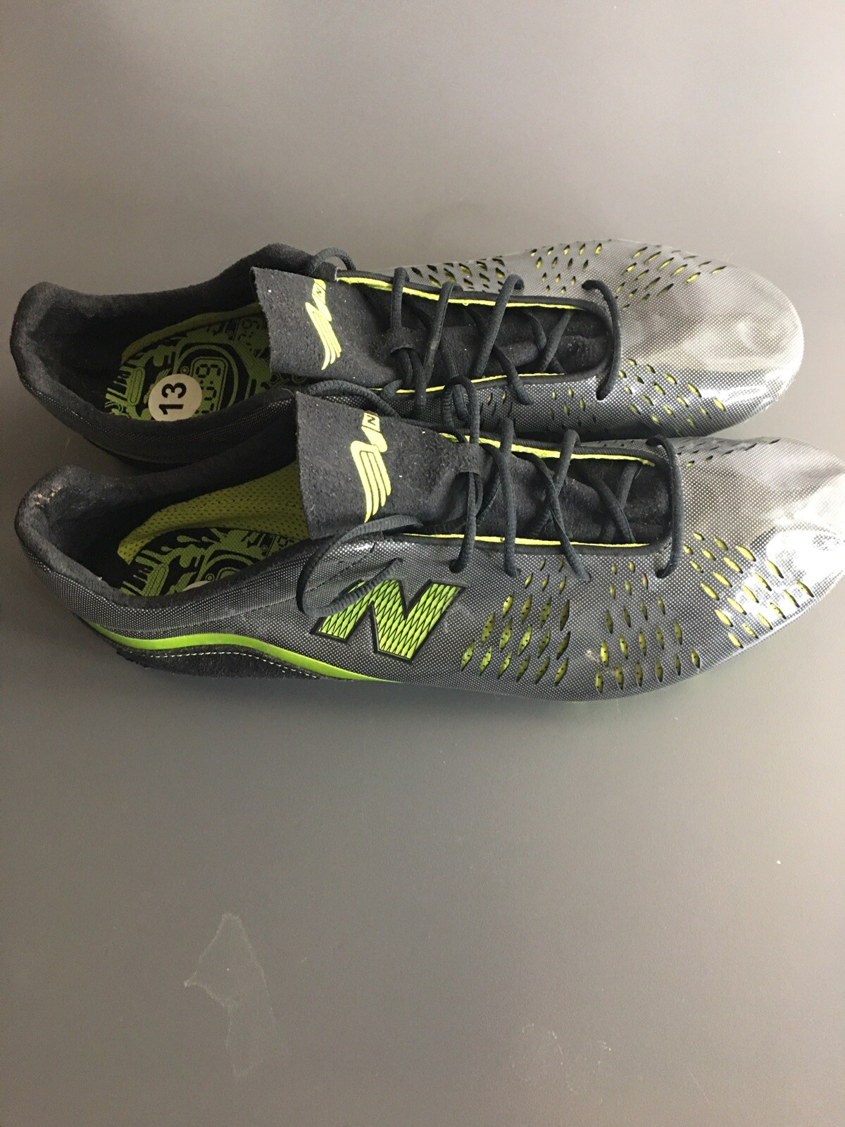 New Men’s Running Course New Balance Track Cleats Shoes 13 B Silver ...