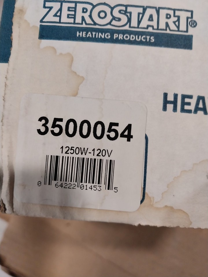 Zerostart Heavy Duty Block Engine Heater 3500054 1250W-120V New | eBay