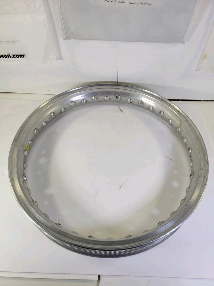 Vintage Akront Aluminum Rim 19 X 3 " Cafe Racer Triumph Harley Chopper ...