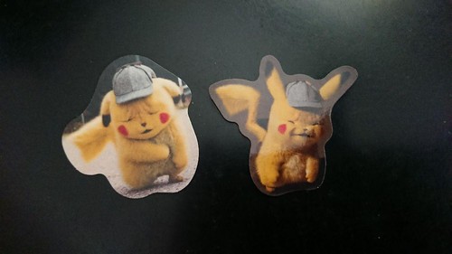 Pokemon Detective Pikachu Wrinkled Face Stickers Set Of 2 from Japan | eBay