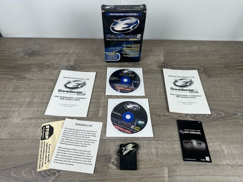 PS2 PlayStation 2 Game Shark 2 Game Codes Version 2 w/ Memory Card | eBay