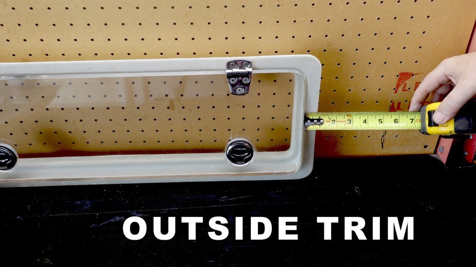 Bait Well Live Well Hatch Fiberglass/Acrylic Transom Pontoon Center ...