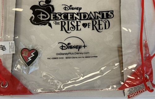 Disney D23 Expo 2024 Descendants Pin And Clear Bag Exclusive | eBay
