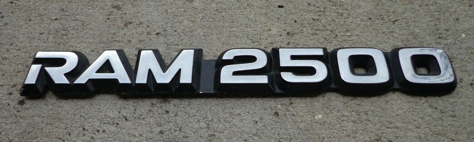 Dodge Ram 2500 emblem badge decal side fender rear tailgate OEM Genuine ...