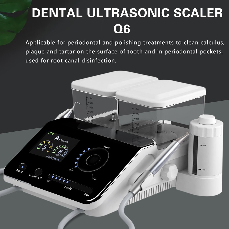 VRN-Q6 Dental Ultrasonic Scaler AIRFLOW EMS Prophylaxis Piezon & Prophy ...