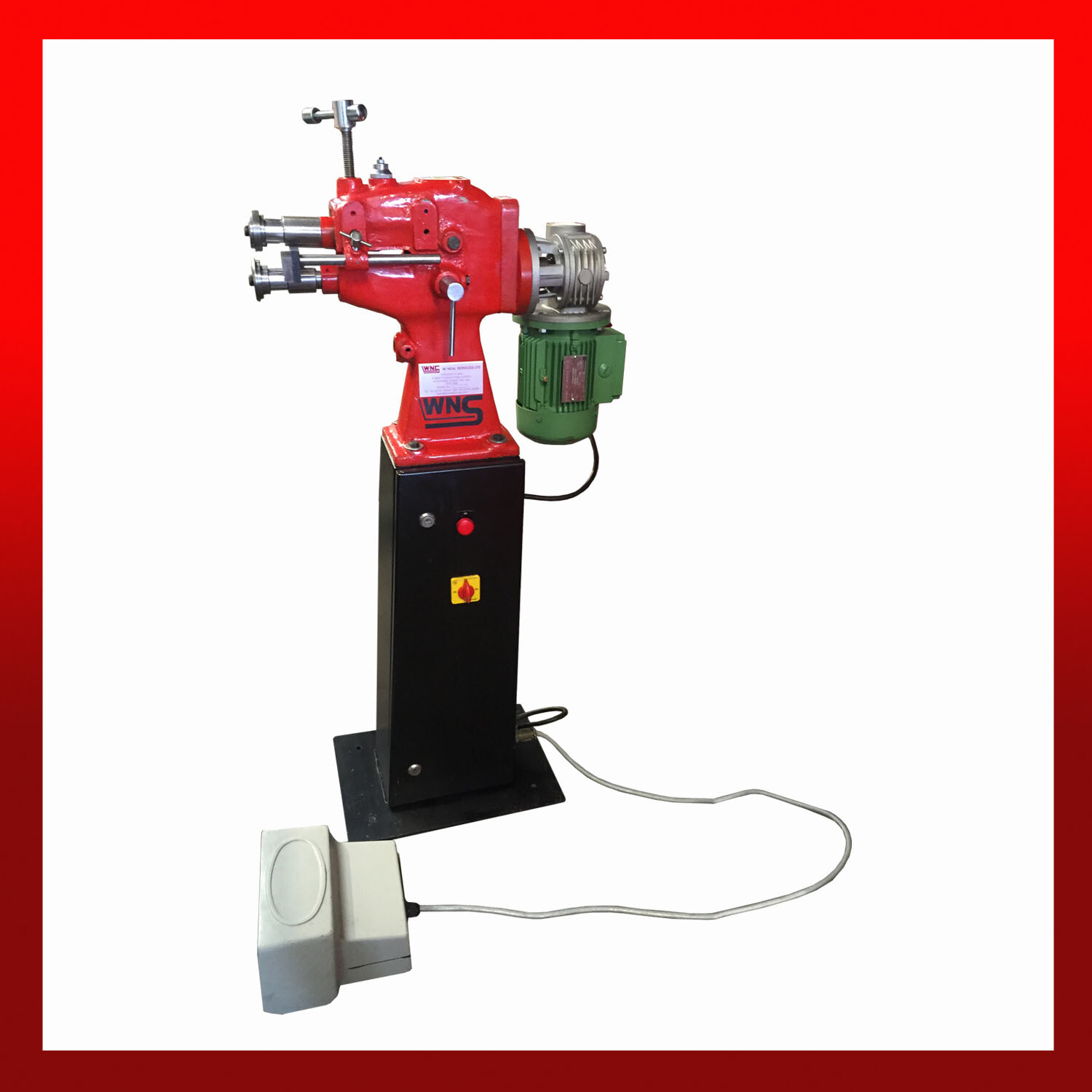 WNS Power Swager Swaging Machine 215mm x 1.2mm Capacity 6 Sets of Rolls ...