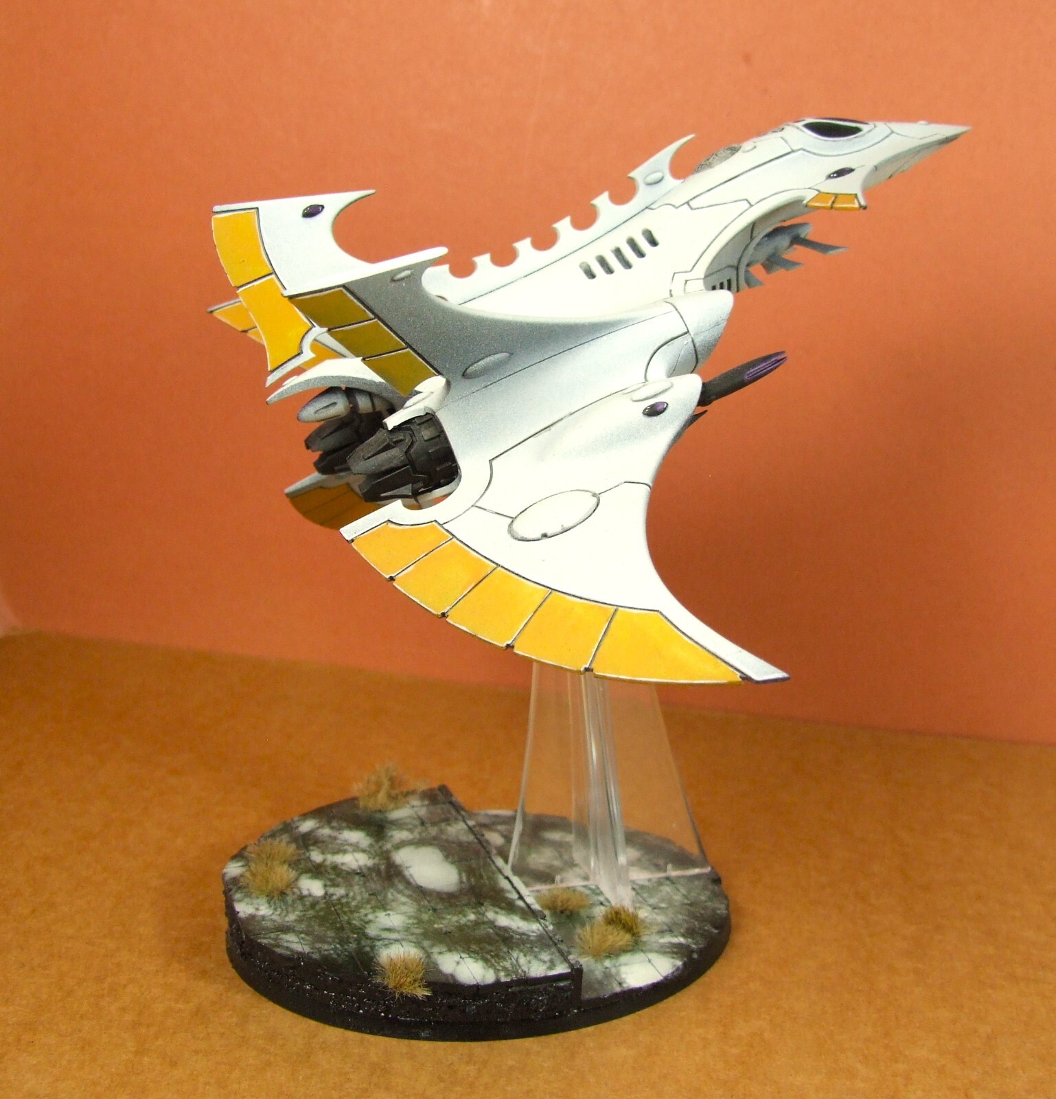 Warhammer 40K Eldar Crimson Hunter - plastic - painted - (BZB) | eBay UK