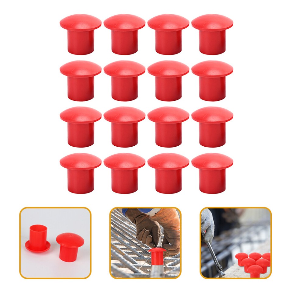 60 Pcs Rebar Protective Caps Protector Pin Cover Safety Work | eBay