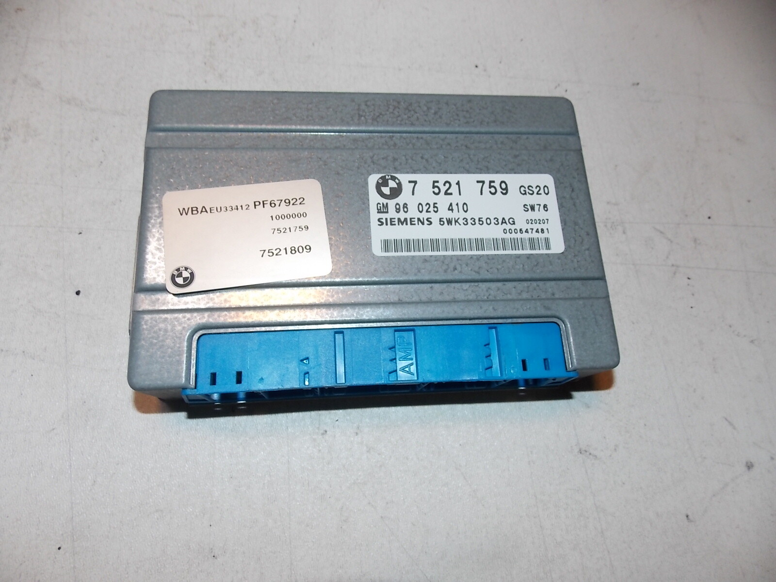 Bmw E46 Automatic Transmission Computer TCM GM OEM 2001-2005 325xi ...