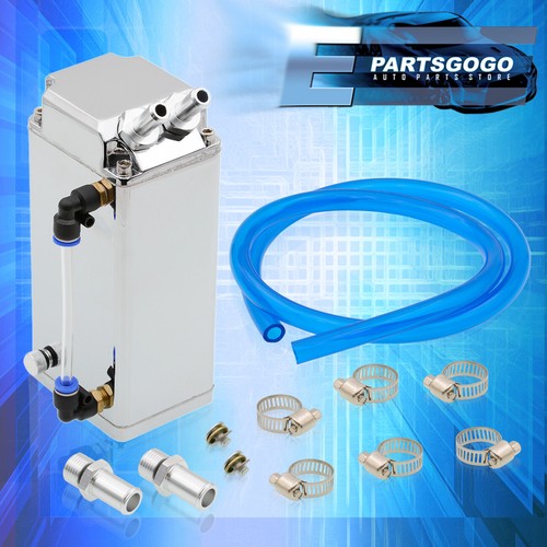 For Mitsubishi Eclipse DSM Lancer EVO Chrome Square Oil Catch Can ...