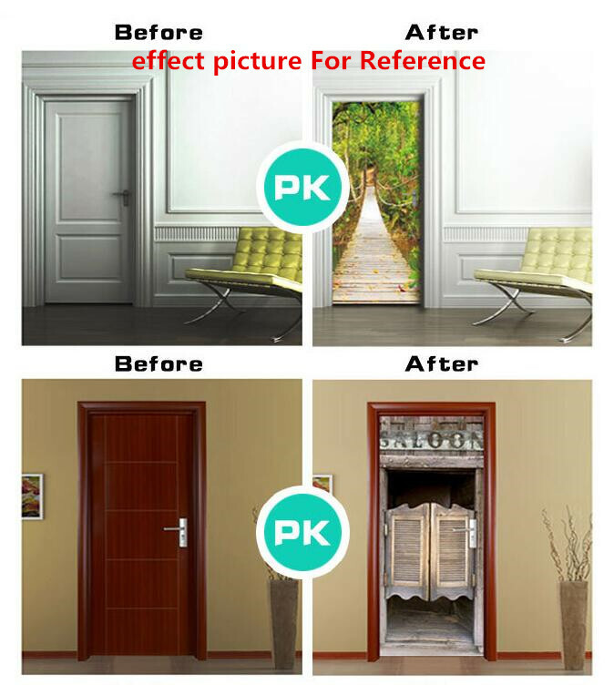 3D Wall Art Steed Horse Stable Gate Door Sticker Decal Self-adhesive ...