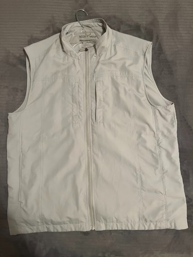 SCOTTeVEST Men's X- Large Beige Featherweight TEC Vest for men, multi ...