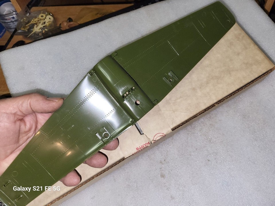 NOS Cox RC Airplane Green P-51 Mustang Wing Assembly 7600-4 | eBay