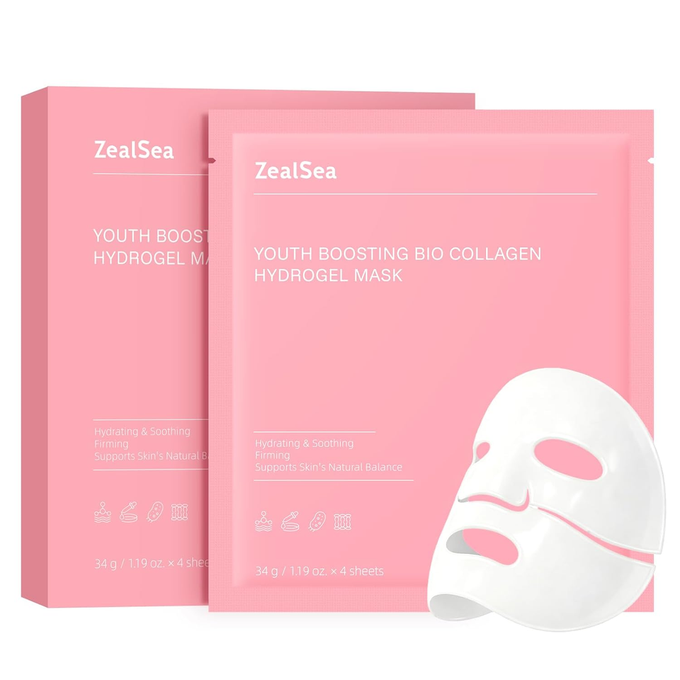 Bio Collagen Wrapping Hydrogel Face Mask, Overnight Jelly Gel Sheet ...