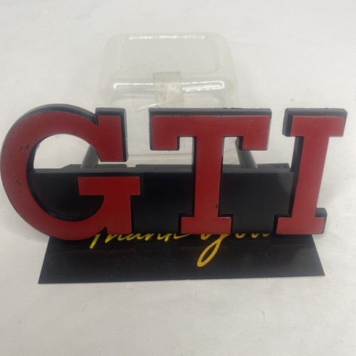 Volkswagen Golf Jetta Rabbit Hood Badge Emblem Script OEM Rare VW MK2 ...