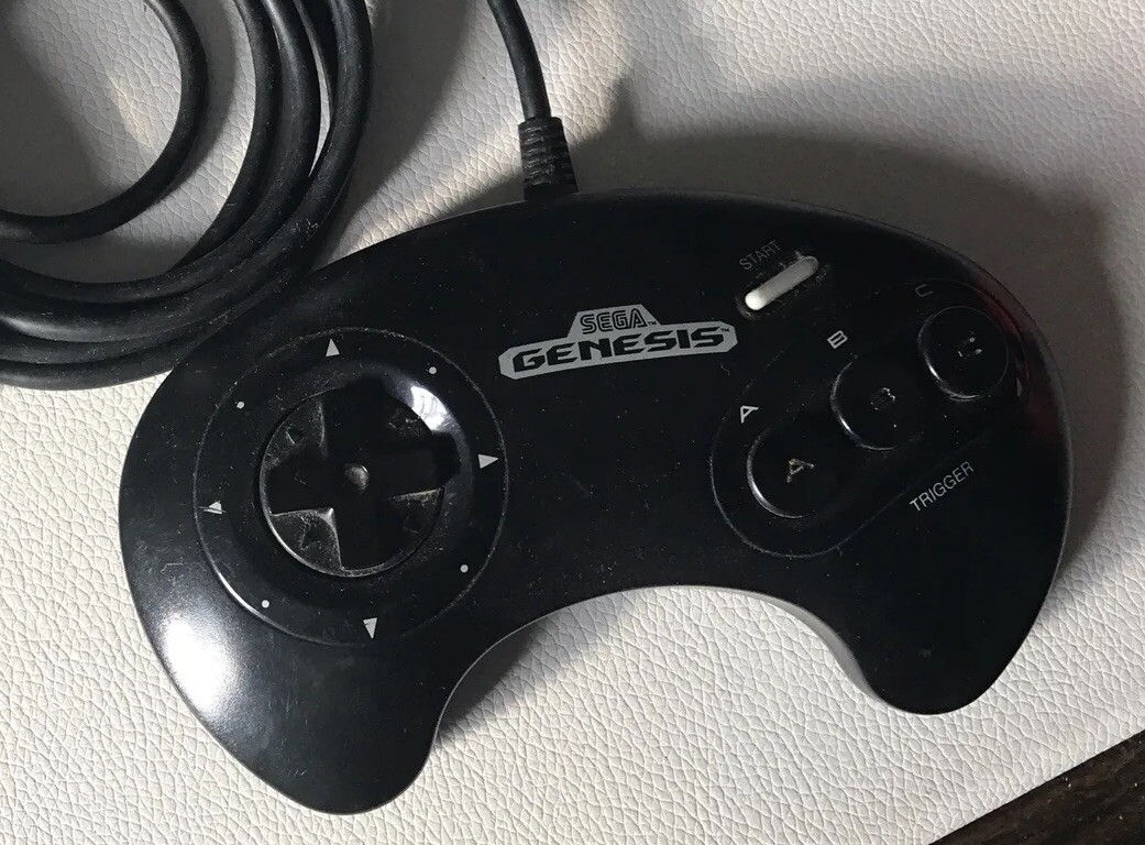 2 Used Original Sega Genesis 3 Button Controllers | eBay