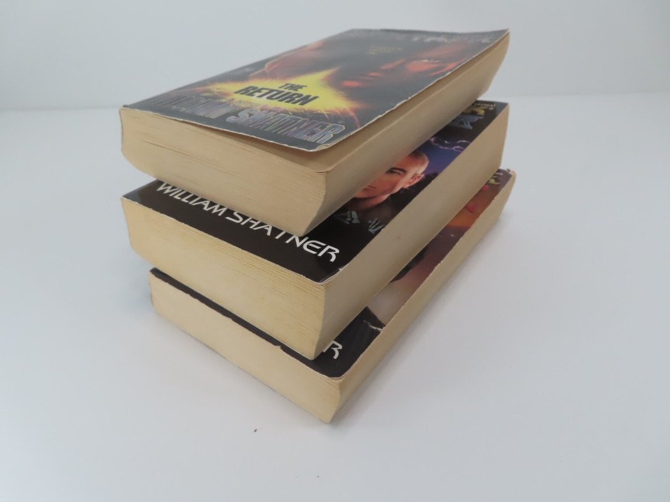 Lot of 3 William Shatner Star Trek paperbacks - Spectre, Preserver, The ...