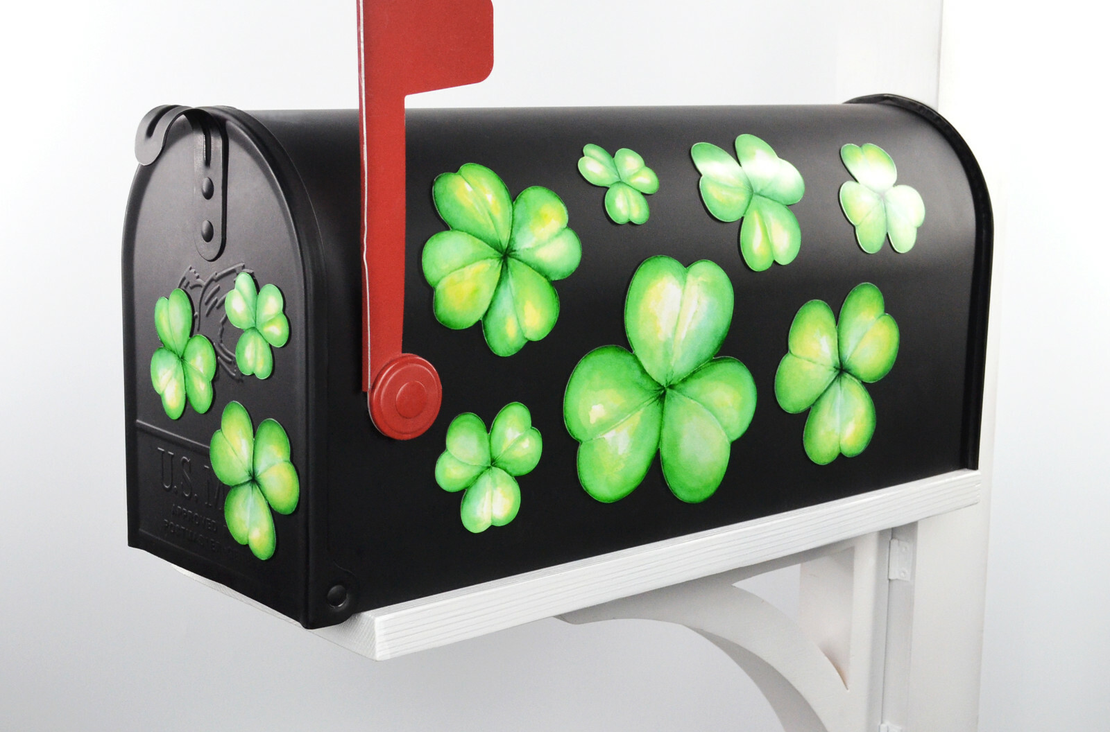Mailbox Magnet (Partial Cover) Shamrocks Set of 7 or Set of 3 St ...