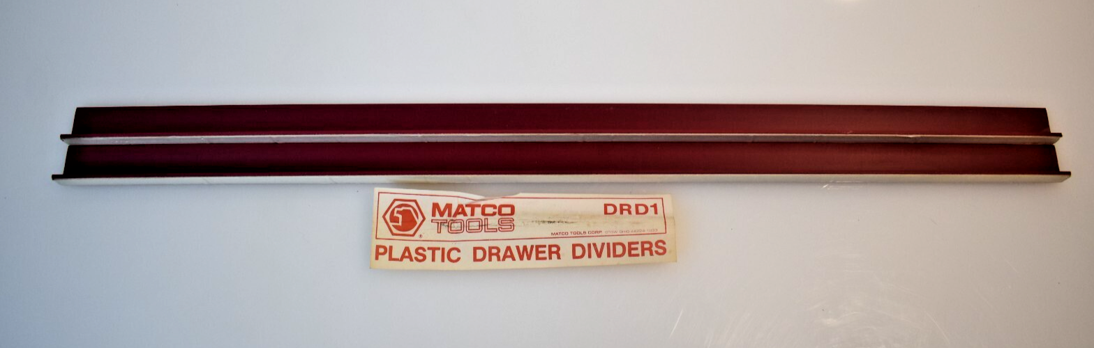 Matco Tools DRD1 24" Length Plastic Toolbox Drawer Dividers | eBay