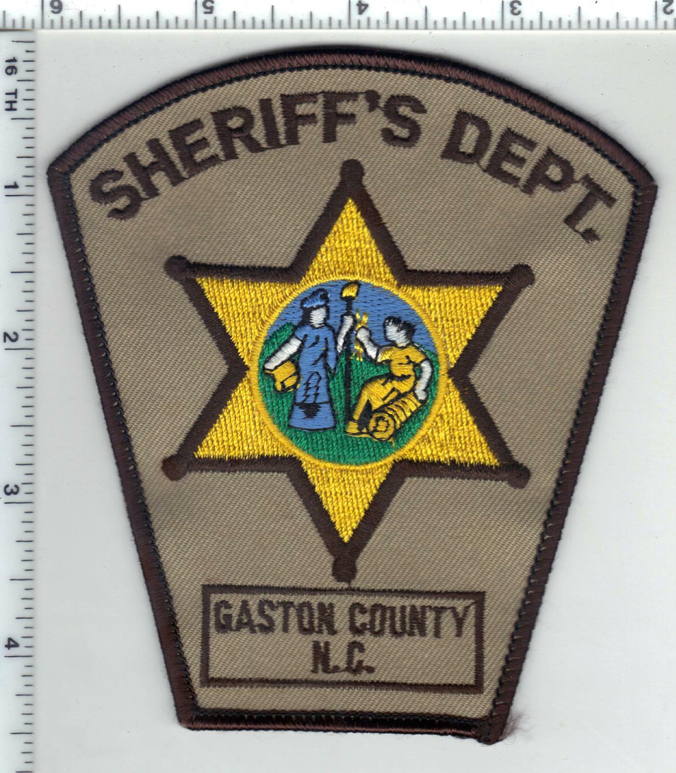 Gaston County Sheriff's Dept. (North Carolina) 4th Issue Shoulder Patch ...