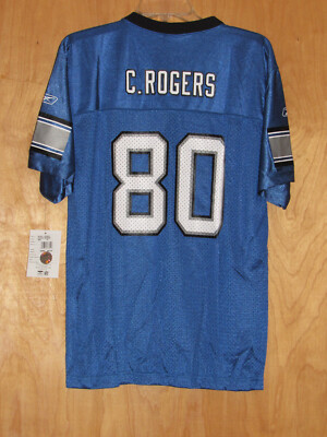 Detroit Lions Reebok Charles Rogers Jersey Youth XL NWT | eBay