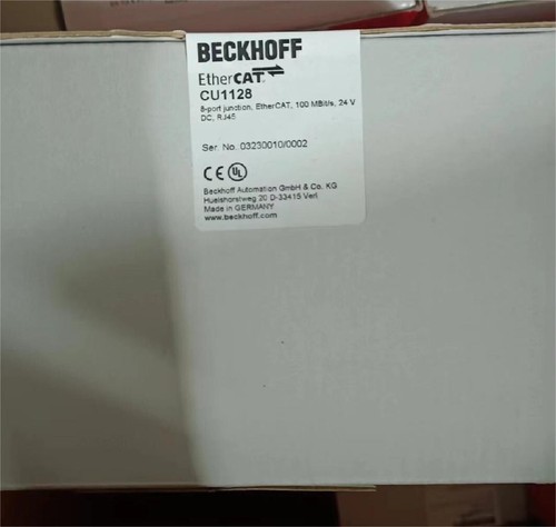 BECKHOFF CU1128 8-PORTJUNCTION ETHERCAT 100MBIT/S 24VDC RJ45 NEW IN BOX ...