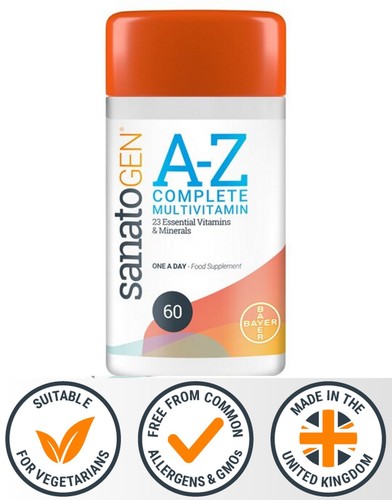 Complete Multivitamin Vitamin Mineral A-Z Health Multi Vitamin Immunity ...