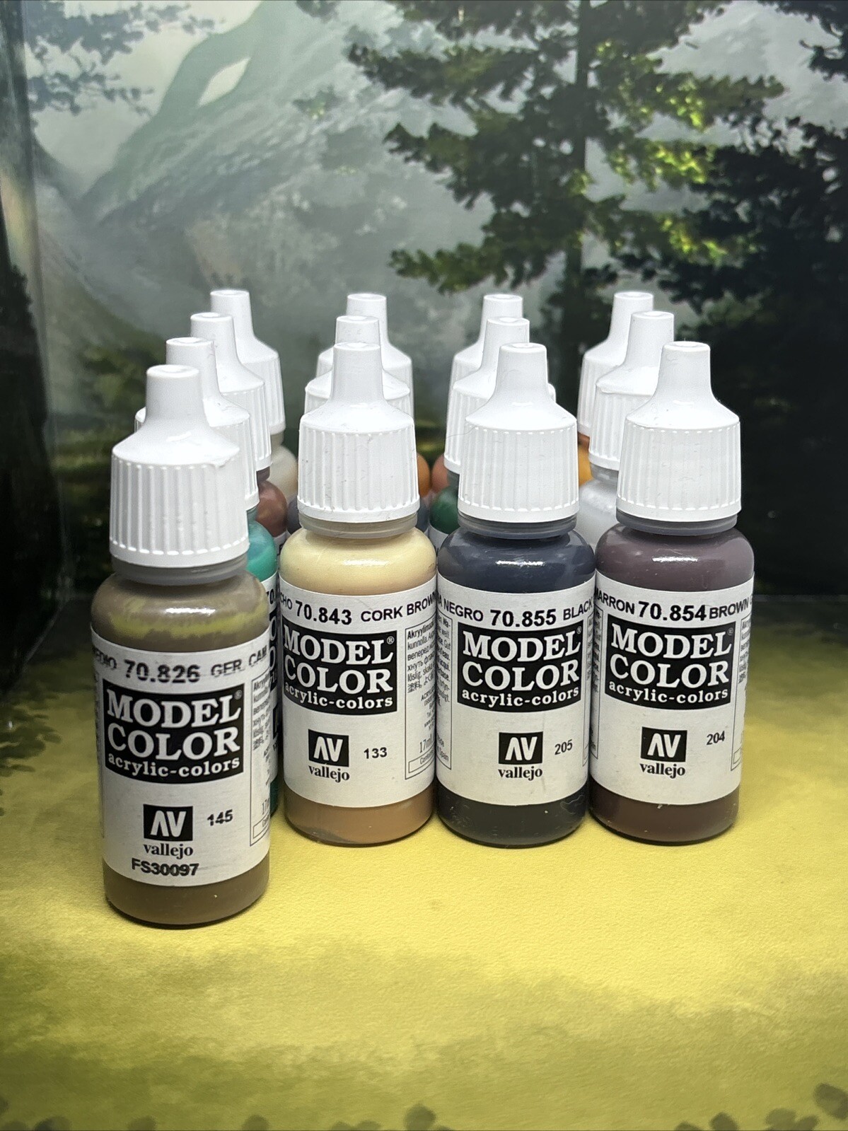 ACRYLICOS VALLEJO MODEL COLOR Acrylic Paint Lot V12 13x 17ml Bottles | eBay