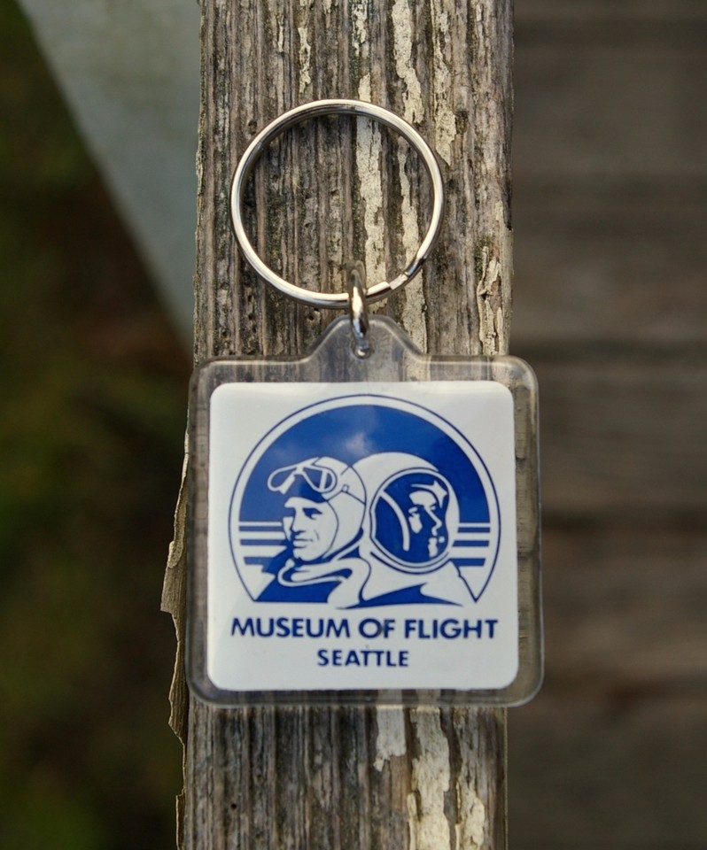 Museum Of Flight Seattle WA Washington Blue White Acrylic Keychain | eBay