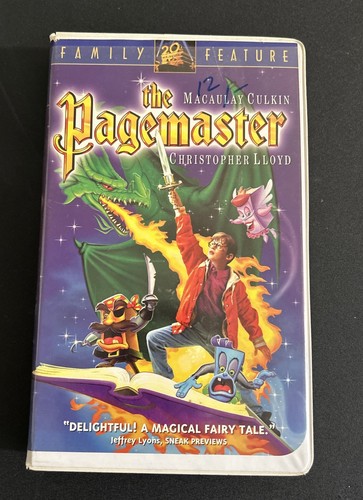 The Pagemaster VHS 1993 Macaulay Culkin, Christopher Lloyd, Pre-Owned | eBay