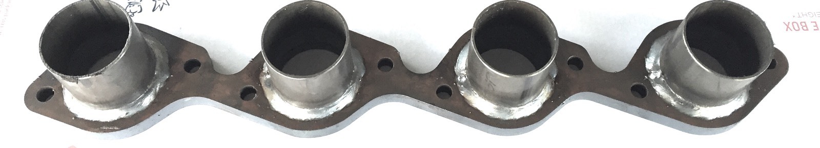 Big Block Chevy Header Flanges w stubs 3/8" 2-1/4” Port 304 Stainless ...