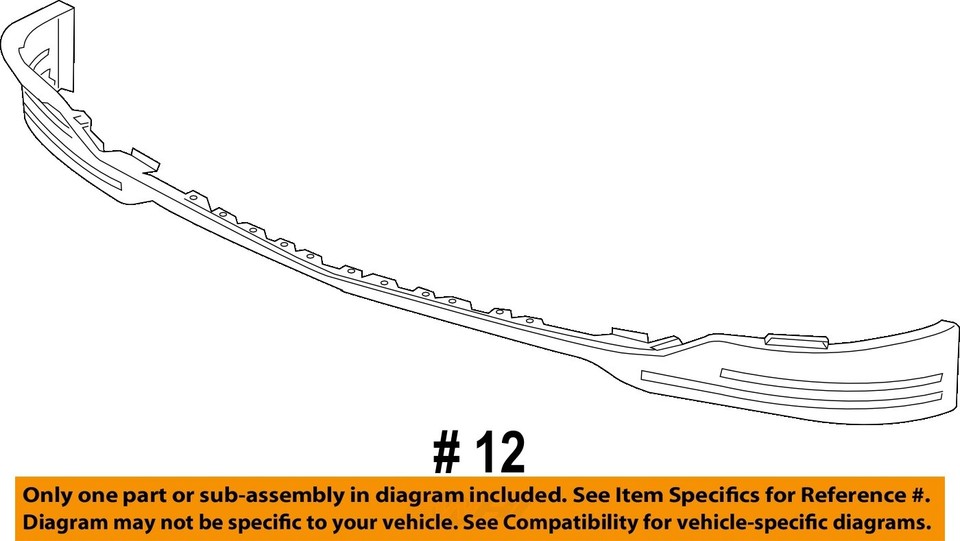 Chevrolet GM OEM Silverado 1500 Front Bumper-Spoiler Lip Chin Splitter ...