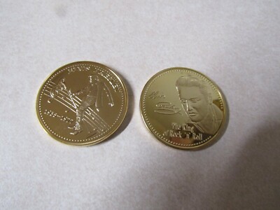 CHALLENGE COIN THE KING OF ROCK AND ROLL ELVIS PRESLEY | eBay