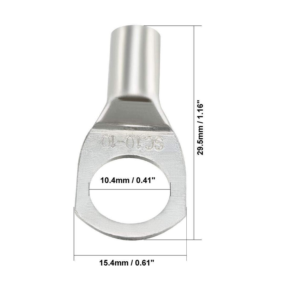 50A Anderson Plug to 10mm Lug Heavy Duty High Current Extension Lead ...