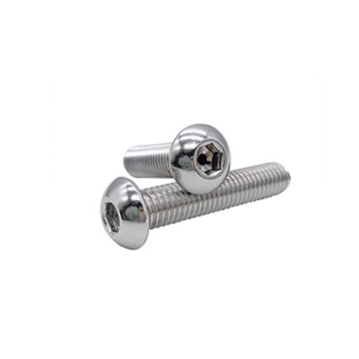 M6 SUS304 Steel Round head Allen screws Plate head Through Hole bolts ...