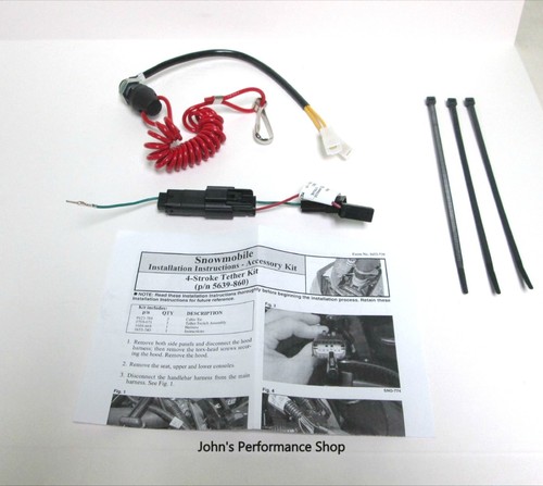 Arctic Cat Tether Kit Safety Shut Off 12-17 F XF ZR M 1100 7000 9000 ...