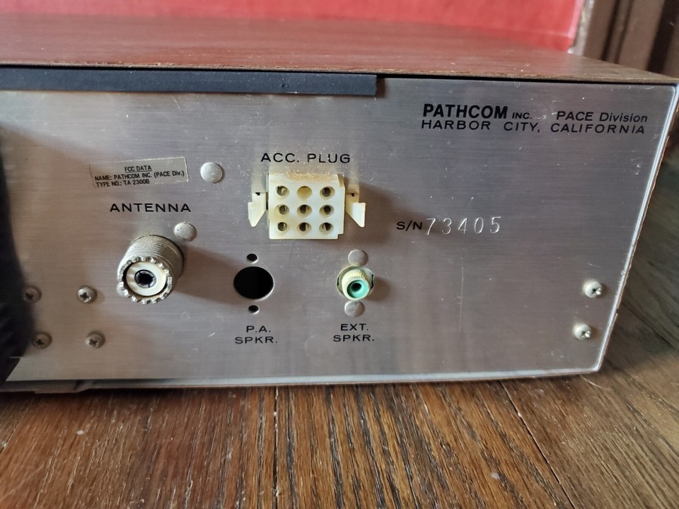 Pace CB 76 Home Base Unit Pathcom CB Radio Powers Up Untested | eBay