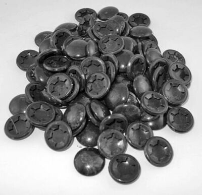 M10 CAPPED STARLOCK WASHERS BLACKED PUSH ON FASTENER (4) PACK | eBay UK
