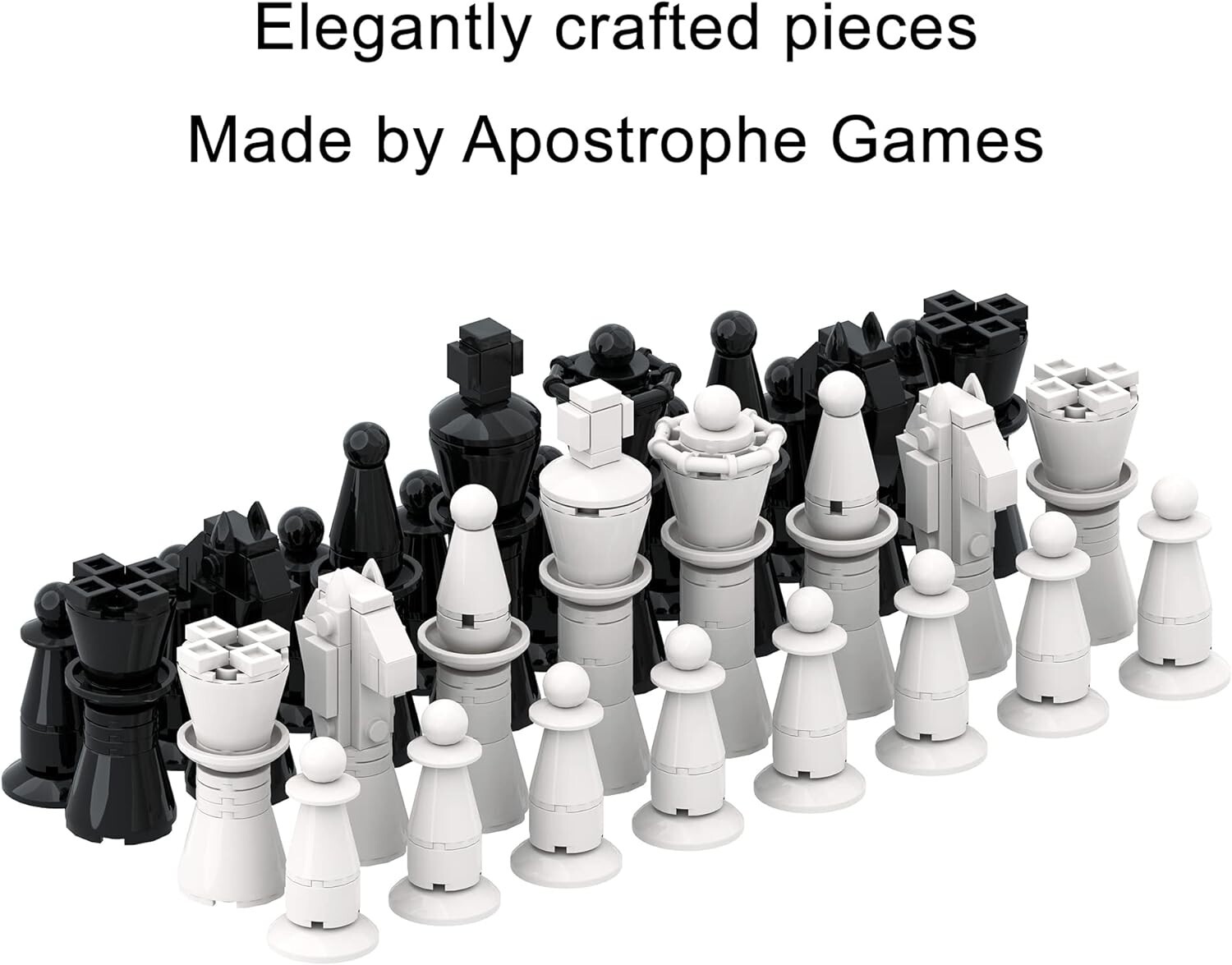 Elegant Building Block Chess Set - 1,024 Pieces | eBay