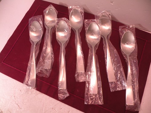 Set of 7 Gourmet Settings SAVANNAH Stainless Flatware Place Oval Soup ...