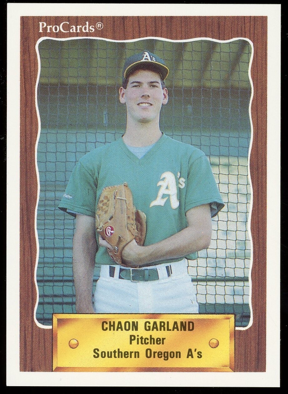 1990 ProCards Southern Oregon A's CHAON GARLAND RC ATHLETICS A'S | eBay