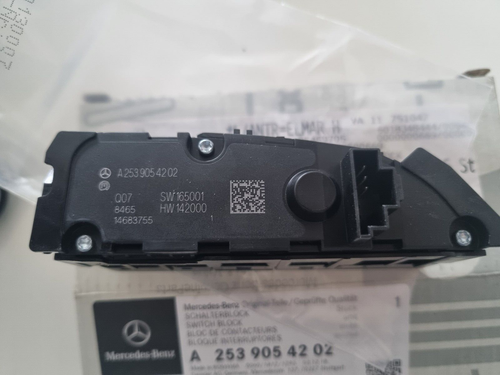 Original Mercedes Dynamic Mittelkonsole Schalter Touchpad A2539054202 ...