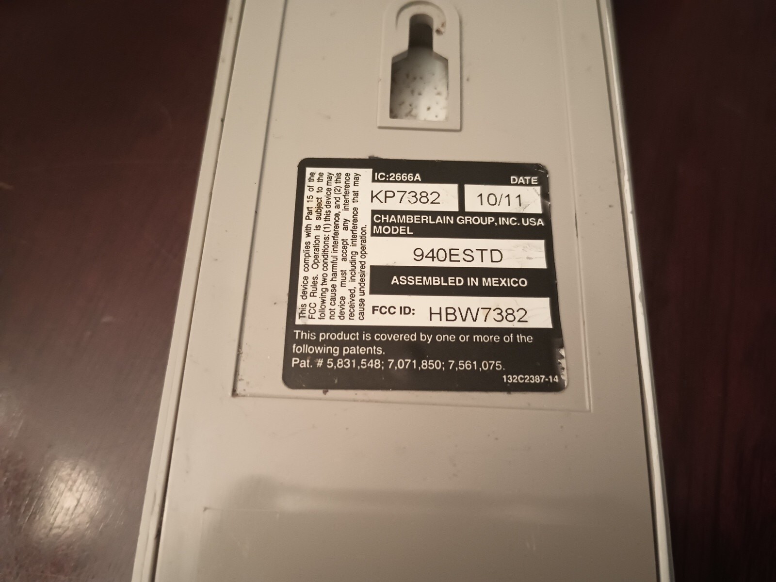 Chamberlain Liftmaster 940ESTD Keyless Entry Garage Door Opener Keypad ...