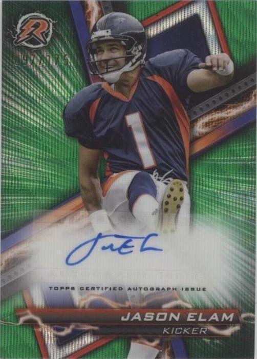 2023 Topps Composite - Resurgence Signatures Jason Elam #RA-JEL Green ...