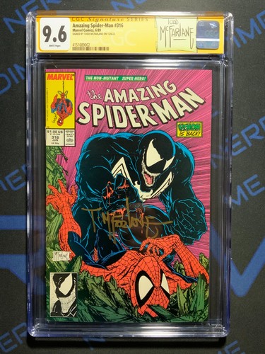 Amazing Spider-Man #316 CGC Signature Series 9.6 NM+ signed by Todd ...