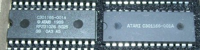 Atari 520 1040 STE Computer 2 x TOS 1.06 Roms 1989 ENGLISH Language ...