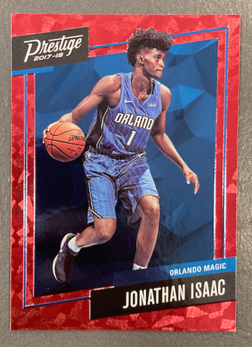 JONATHAN ISAAC 2017-18 PANINI PRESTIGE MICRO ETCH ROOKIE RED - 6 | eBay