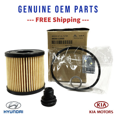 Hyundai KIA GENUINE OEM OIL FILTER (26350-2J000) (26350-2J001) | eBay