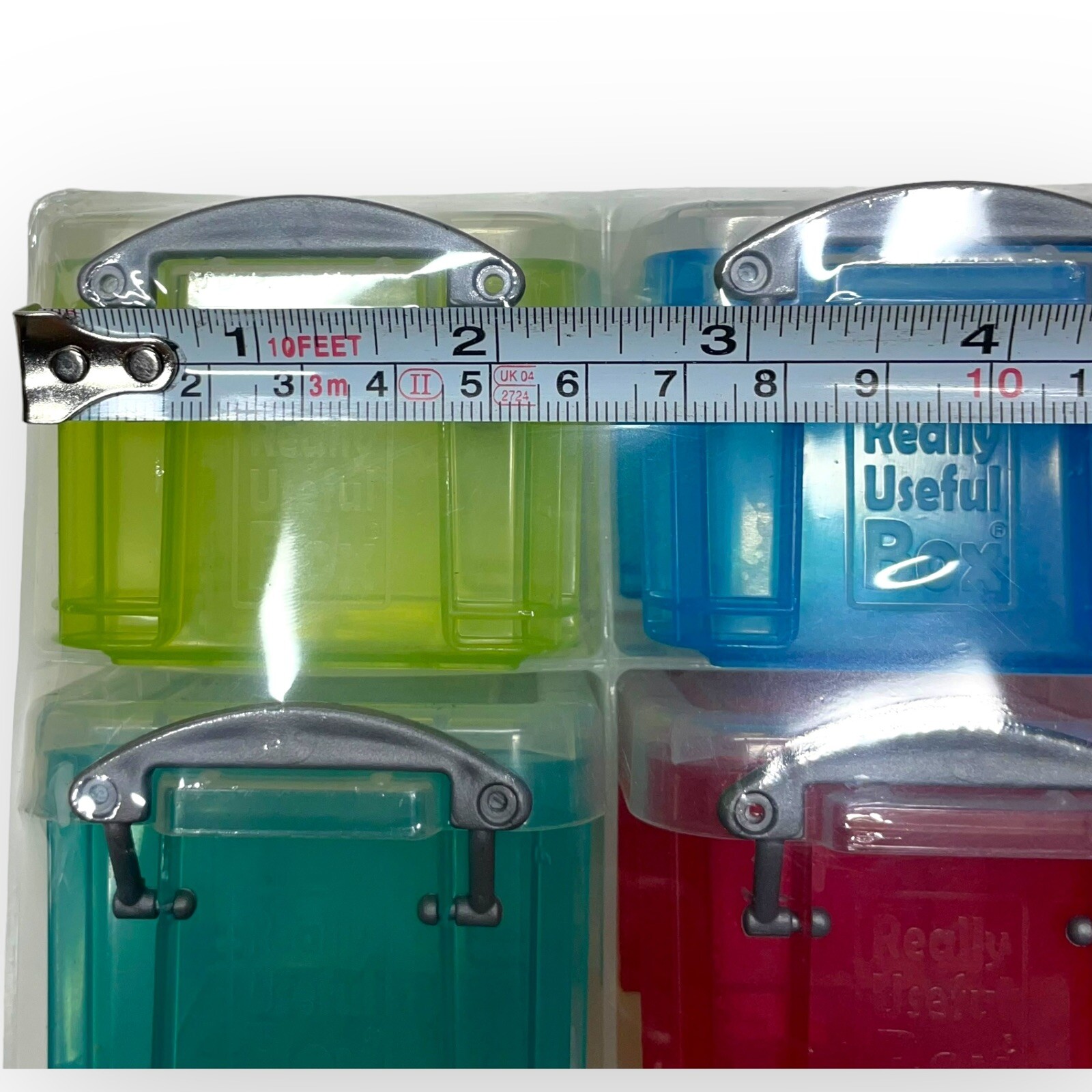 REALLY USEFUL BOXES 16 RAINBOW BOX SET W ORGANIZER CASE .BRAND NEW ...